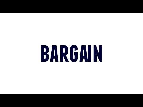 How to Pronounce bargain