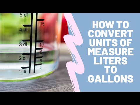 How To Convert Liters To Gallons Step By Step