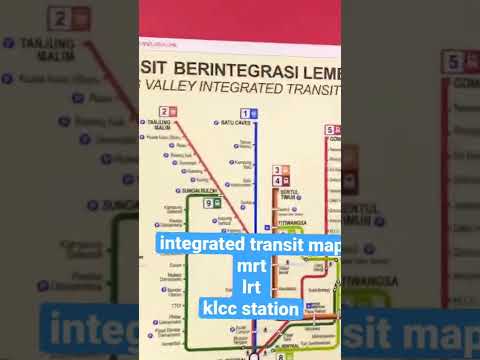 map MRT LRT station klcc #short