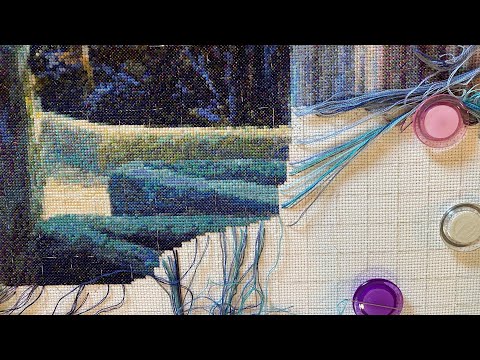 Cross Stitch: Stitch With Me #72 (with talking)