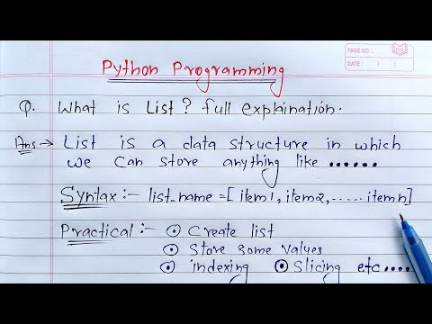 Learn Python Lists | Learn Coding - Mind Luster