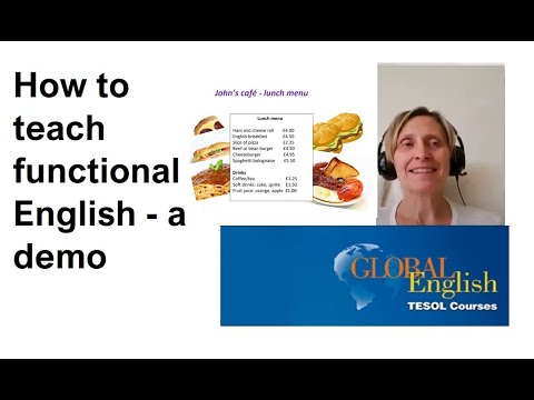 How to teach a functional English language lesson