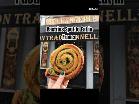 Trying Pastries in France #eating #france #pastry #shorts