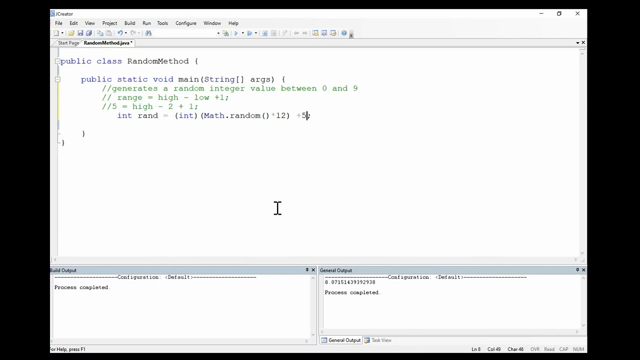 Lesson 11: Random method
