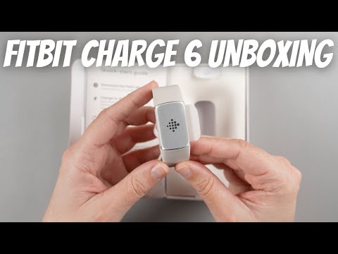 Fitbit Charge 6 Unboxing (Silver / Porcelain)