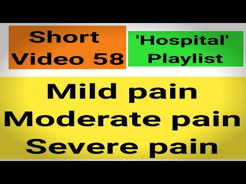 mild meaning in hindi || moderate pain meaning in hindi || Severe pain meaning in hindi