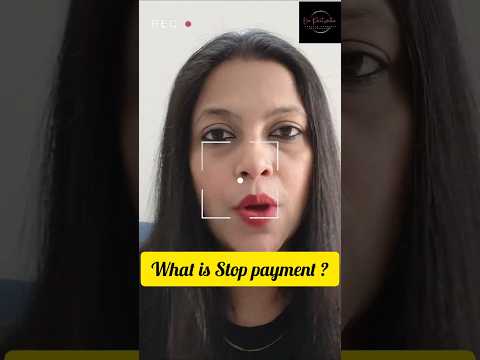 How to Stop cheque? What is Stop payment #bankservices #banking #bankingawareness #informative