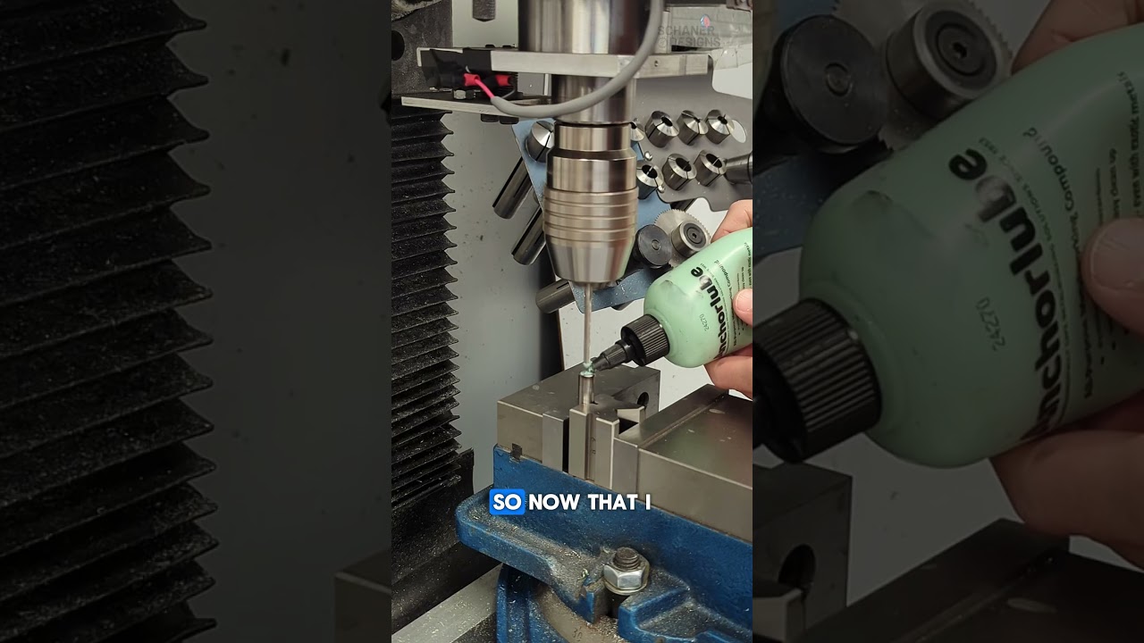 Finding Center & Blind Tapping a Shaft | Milling Machine Setup