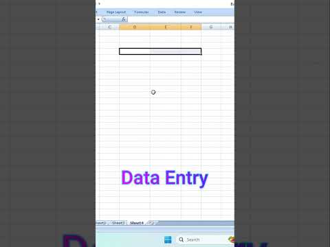 MS Excel Code: cells.EntireColumn.Autofit #icntcloudgyan #icntgyan data Entry #excel