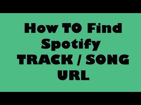 How to find song track URL from spotify