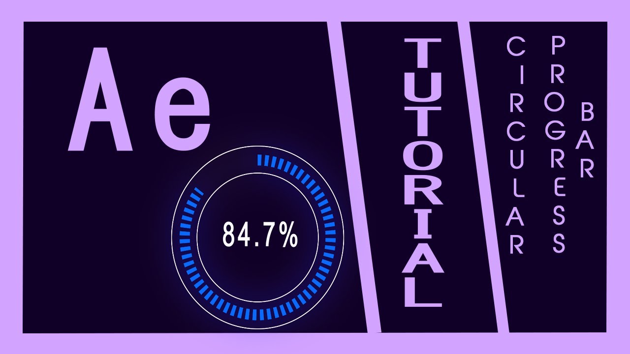 After effects | Tutorial | Circular Progress Bar