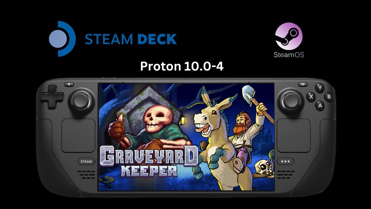 Graveyard keeper - Steam Deck Gameplay