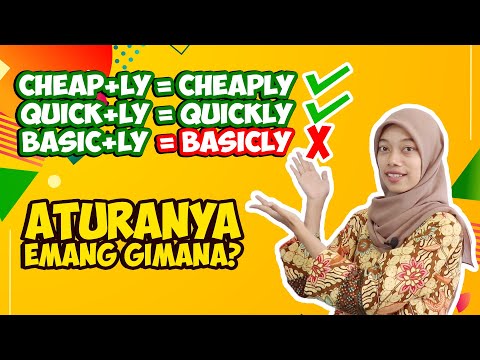 Aturan Penambahan -ly Pada Adverb of manner - LC Language Center