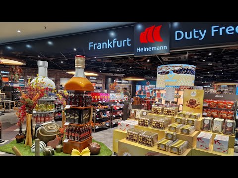 INSIDE THE NEW DUTY FREE SHOP IN FRANKFURT INTERNATIONAL AIRPORT #frankfurtinternationalairport