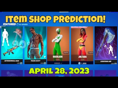 April 28 2023 | Fortnite Item Shop Prediction