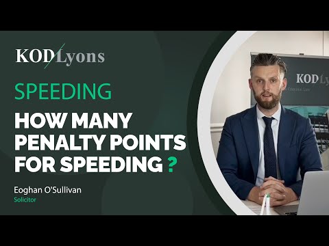How many penalty points for speeding?