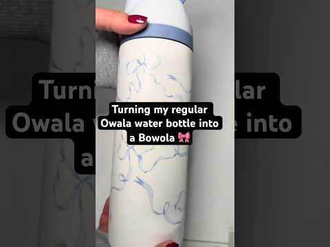 I wanted the UO Special Edition Owala water bottle so I turned mine into the Bowala π #owala