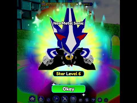6 STAR NEO METAL SONIC!! | Roblox | Sonic Speed Simulator REBORN #shorts #sonic #sonicthehedgehog