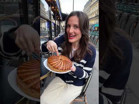 What’s la galette des rois?? 👑 A delicious French tradition! 🇫🇷 #french #learnfrench