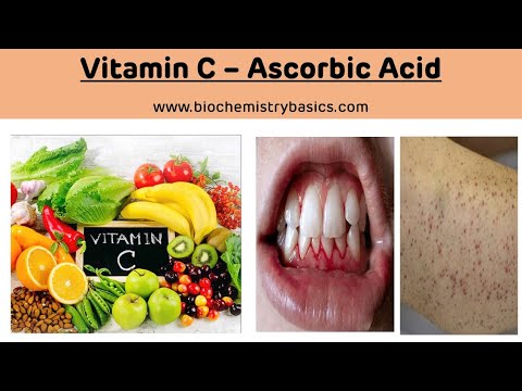 Vitamin C - Ascorbic Acid || Vitamin C Biochemistry || Scurvy