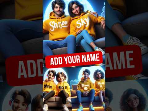 Write your Name on Ai trending images đ #shorts #viral #ai #freeai