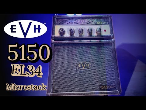 Evh EL34 5150 Micro Stack BK/Gold iMuso