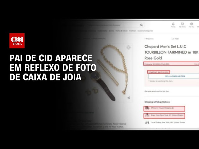 Reflexo do pai de Cid aparece em foto usada para negociar presente e ...