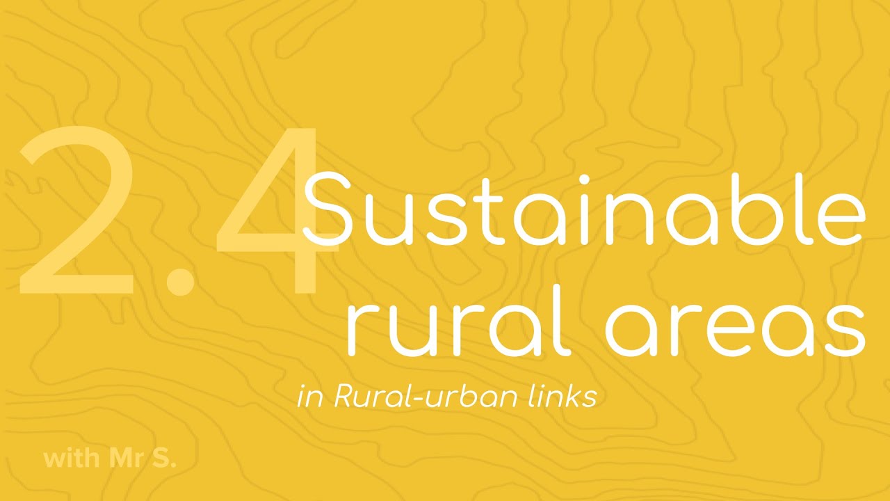 Sustainable rural communities (FMGL2.4)