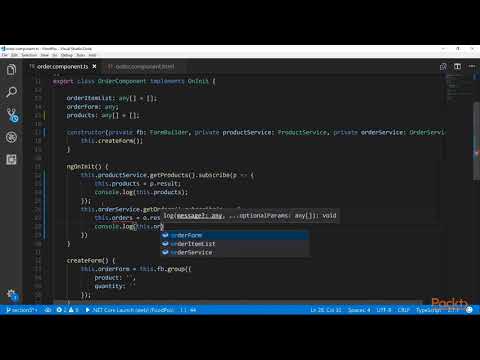 Learn Hands on Application Development with ASP NET Core and Angular Integrate Order Service ...