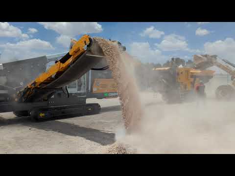 Barford SR124 3 way screener: Concrete, Demo, and Caliche