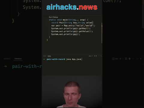 Java Record Classes as Pairs #java #shorts