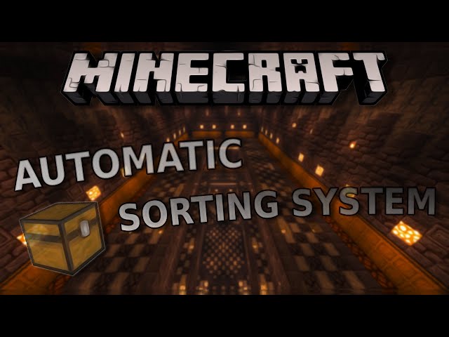 Automatic Sorting System By JiBarter Minecraft Map