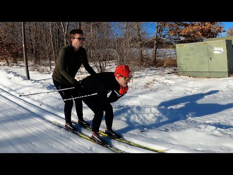 Tandem Cross Country Skiing