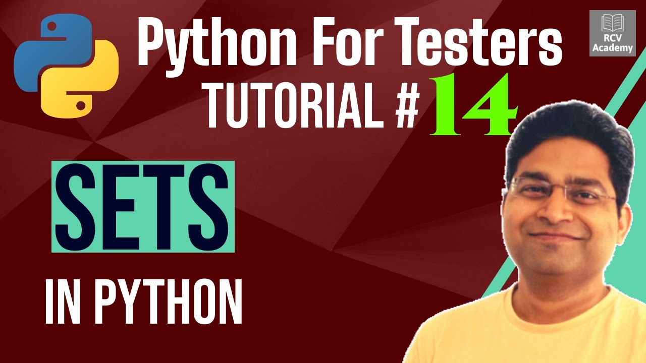 Python for Testers #14 - Sets in Python | Python Beginners Tutorial