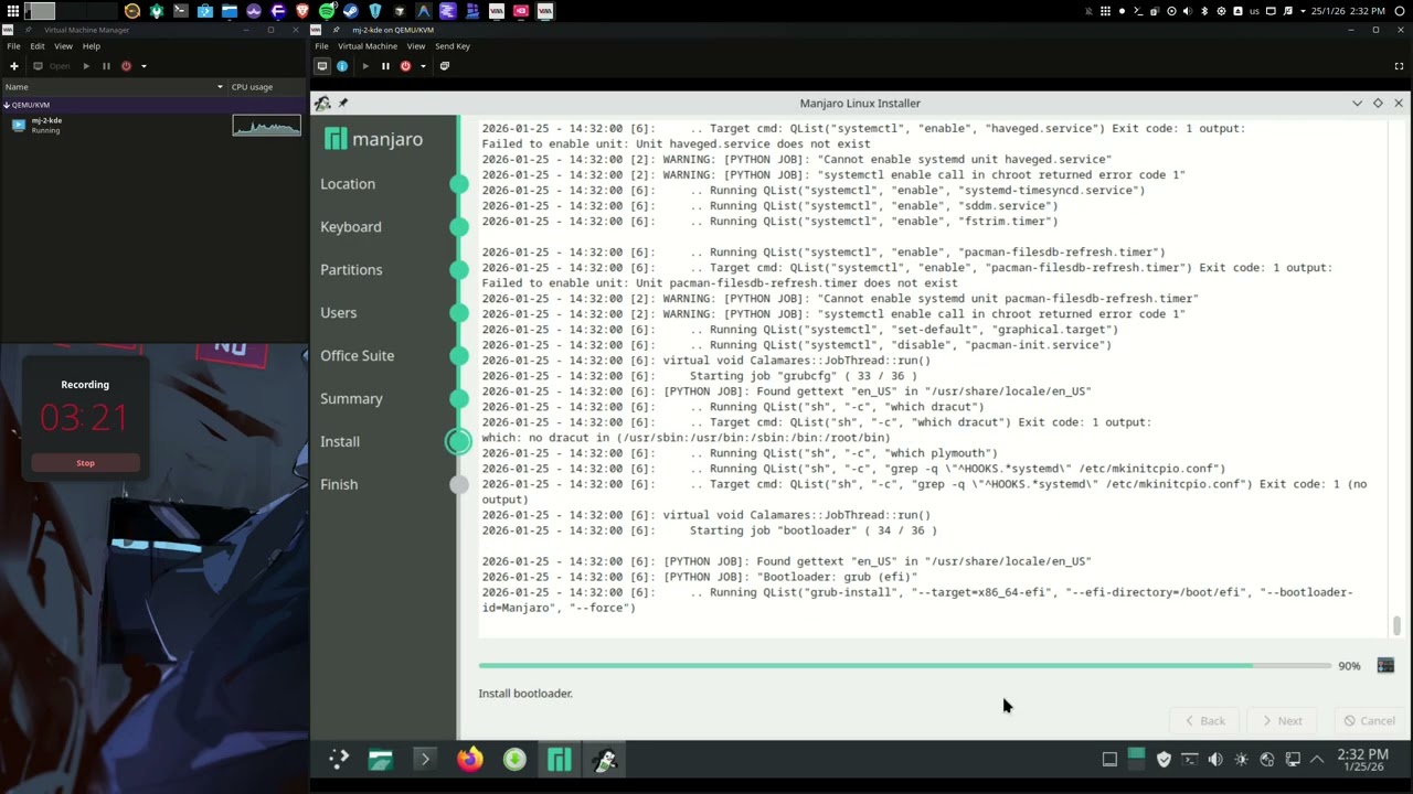 Quick Guide Install Manjaro Linux with KDE Plasma 6 Desktop