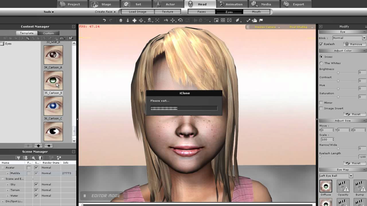 iClone5 Tutorial - Character Customization