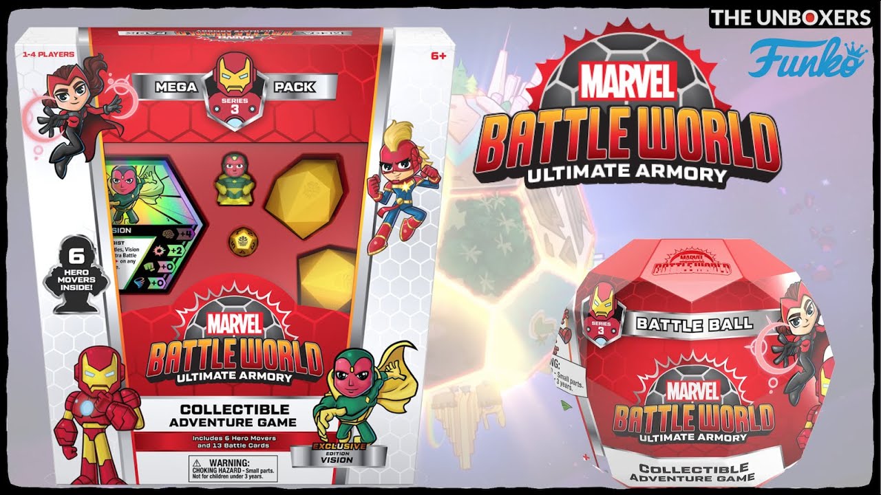 Marvel Battleworld Series 3 Ultimate Armory Mega Pack & Battle Ball by Funko