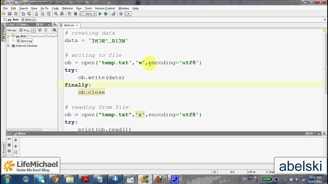 Files Encoding in Python