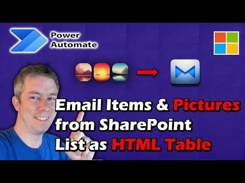 Send Multiple SharePoint Images to Email from SharePoint in HTML Table with Power Automate