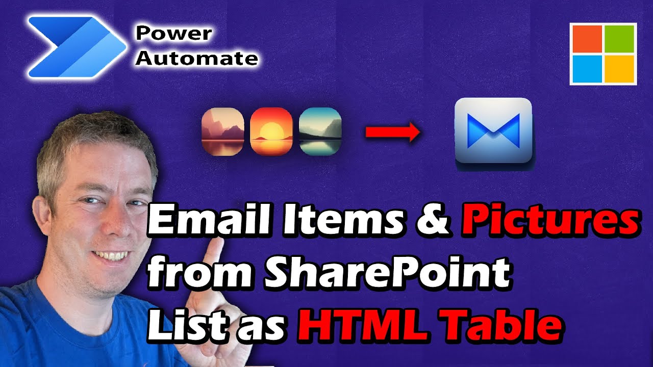 Send Multiple SharePoint Images to Email from SharePoint in H...