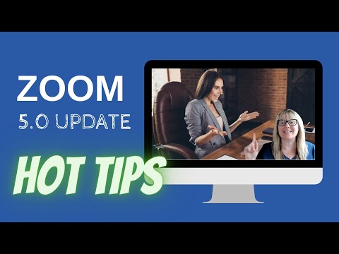 How to use ZOOM Update 5.03 & Slides Virtual Background
