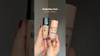 Oxidation Test | Maybelline vs Mars #mars #maybelline #foundation