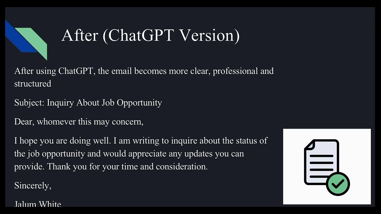 AI Tool Evaluation: ChatGPT Jalum White 