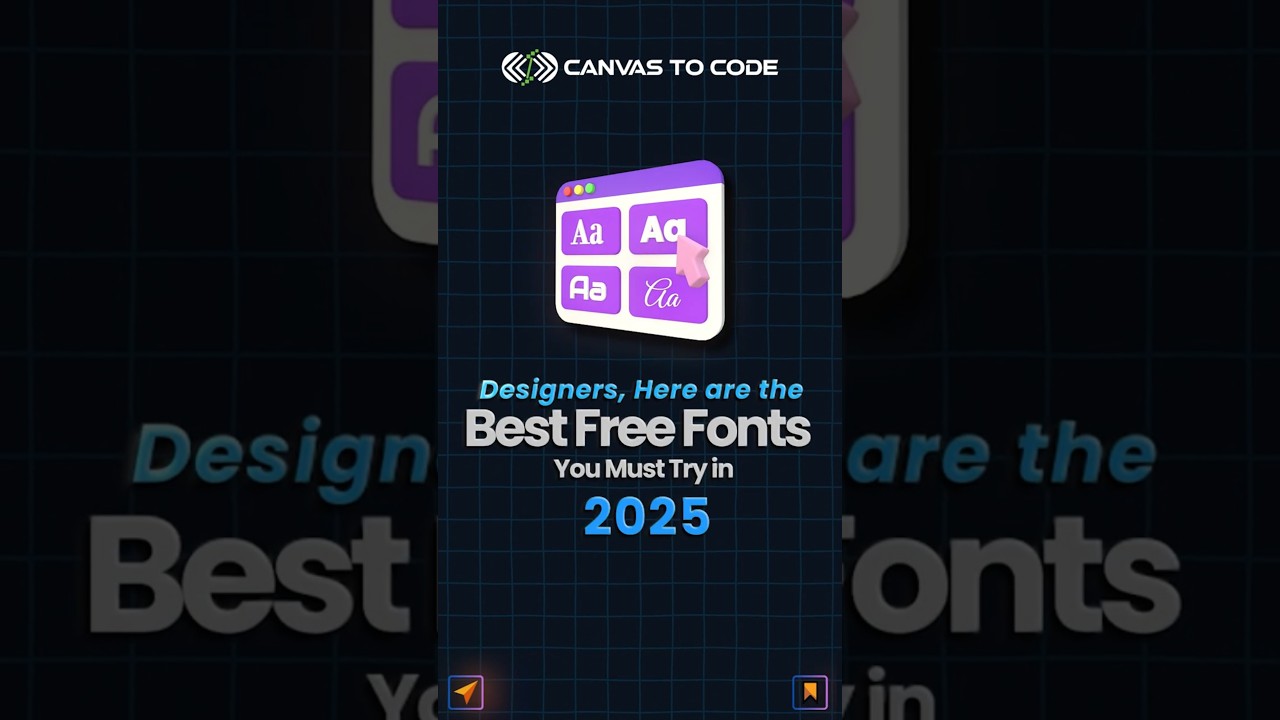 Best Free Fonts for Designers in 2025 🎨🔥 #freefonts #bestfonts #graphicdesign