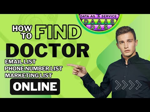 Making a List of Doctor's Email Addresses | Doctors Email Address | Find Doctors Email Address List