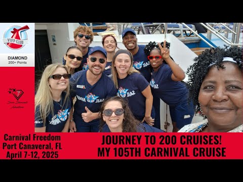 MY 104TH CARNIVAL CRUISE | Carnival Freedom, Port Canaveral, FL | April 7-12, 2025
