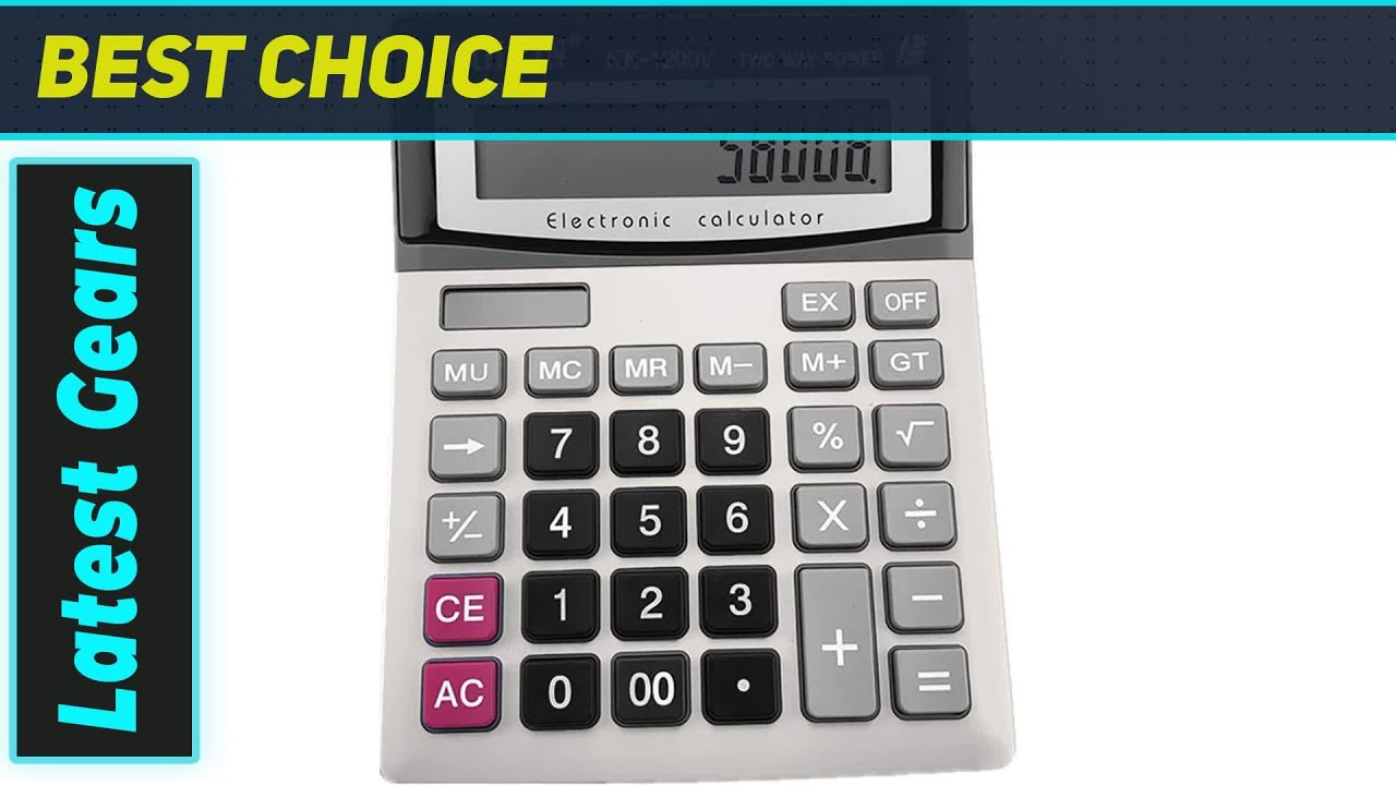 The Most Efficient 12-Digit Desk Calculator for Any Workspace