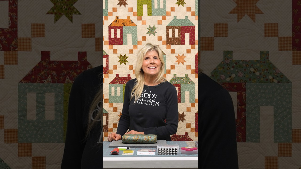 Introducing the beautiful Maisons de Patchwork Quilt in Pennyberry Farm — RESERVE your kit today!