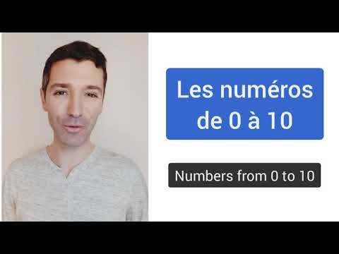 Les numéros de 0 à 10 en français
