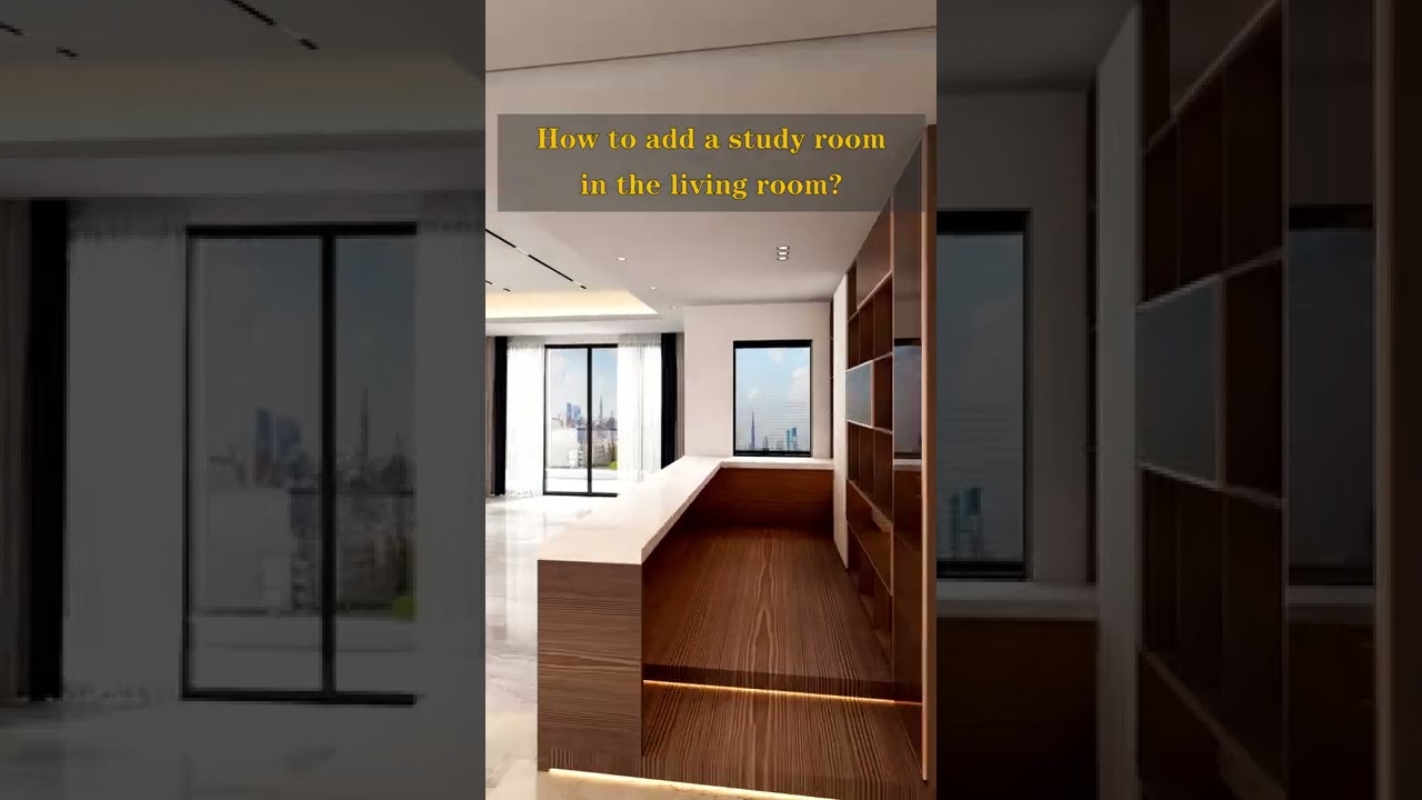 Build an office in the living room #officelady